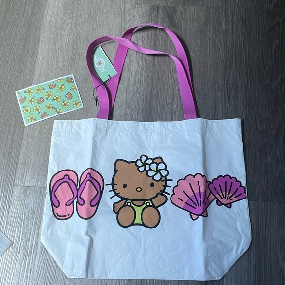 Bags | Hello Kitty X Aloha Collection Reversibletote Dfs Exclusive ...